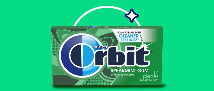 orbit gum logo vector