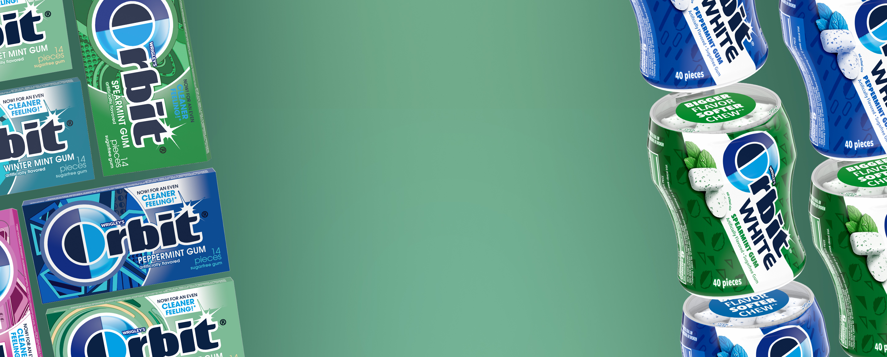 ORBIT® Freeze Mint Gum - Extra Cool Sensation