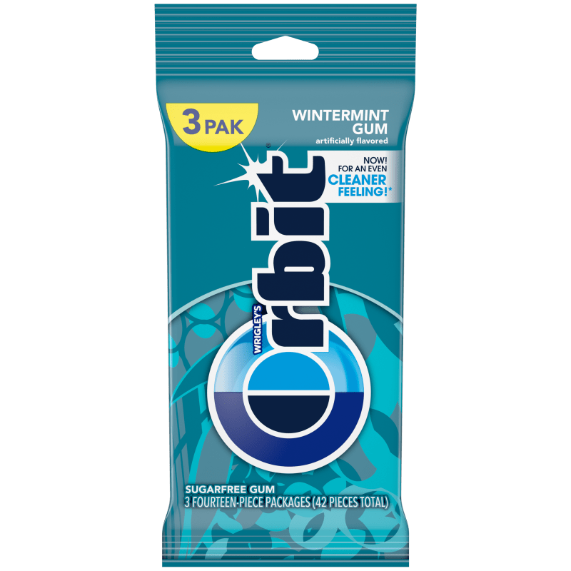 ORBIT® Wintermint Sugarfree Chewing Gum, Multipack (3 Packs)